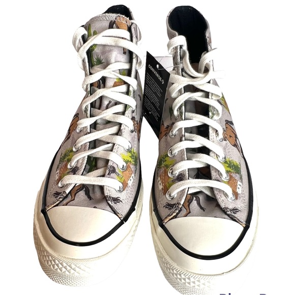 Converse | Shoes | Converse Wild Horses Hi Tops Gray Canvas Twisted ...